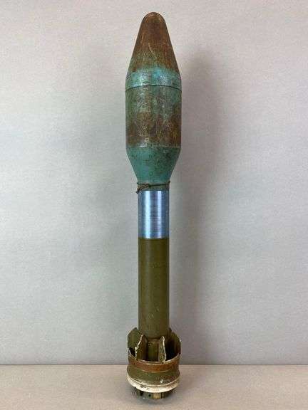 US Military Inert Artillery Rocket - Matthew Bullock Auctioneers