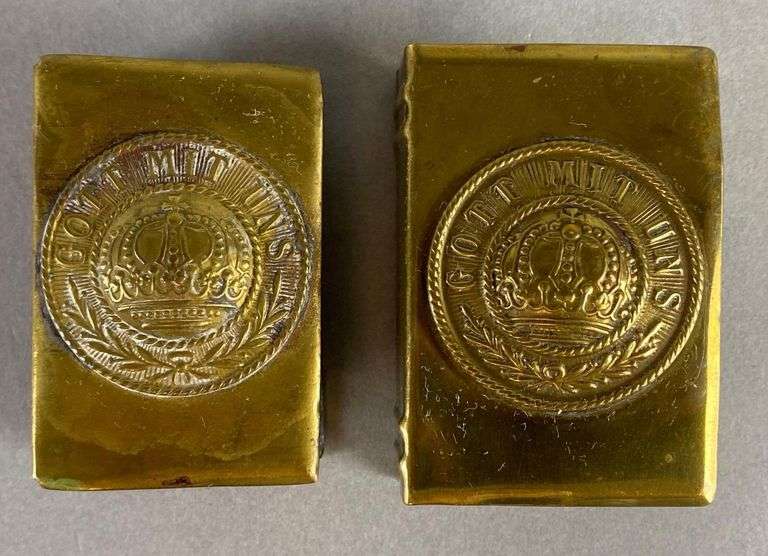 Group of 2 WW1 German Gott Mit Uns Matchbox Holders - Matthew Bullock ...