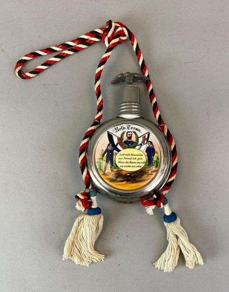 1903 German Regimental Porcelain Drinking Flask - Matthew Bullock ...