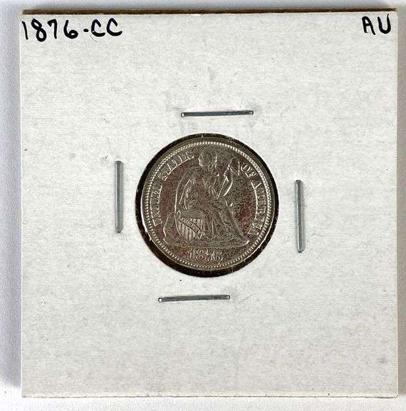 1876-CC US Seated Liberty Dime - Matthew Bullock Auctioneers