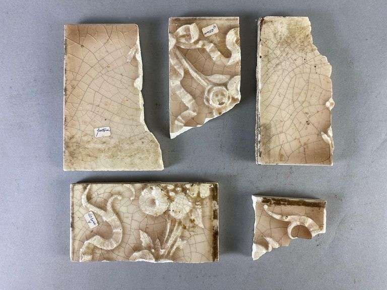 Group of Providential Tile Works Patterned Tiles - Matthew Bullock ...