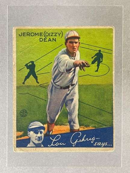 1934 Goudey Dizzy Dean #6 - Matthew Bullock Auctioneers