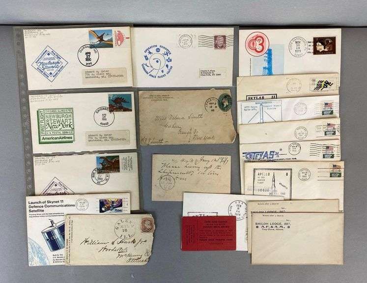 Group of Envelopes and Postcards - Matthew Bullock Auctioneers