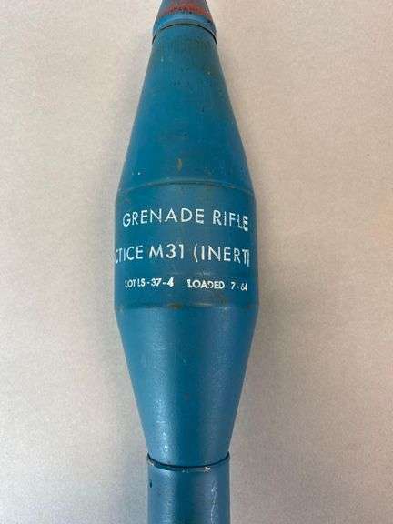 Group of 3 US Military Inert Artillery Rounds - Matthew Bullock Auctioneers