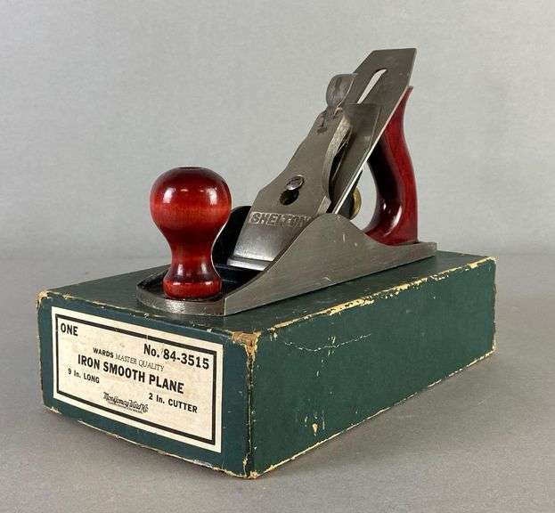 Montgomery Ward Shelton Iron Smooth Hand Plane Tool - Matthew Bullock ...