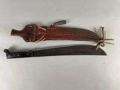 Corneta Central American Machete with Leather Sheath - Matthew Bullock ...