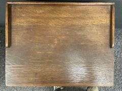 Antique H.T. Cushman Oak Betumal Folding Telephone Stand - Matthew ...