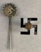 Group of 2 WW2 German Pins - Matthew Bullock Auctioneers