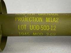 Inert WW2 US M1A2 Grenade Launcher Projector - Matthew Bullock Auctioneers