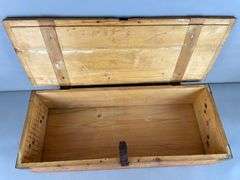 1938 WW2 German Afrikorps Wood Ammunition Box - Matthew Bullock Auctioneers
