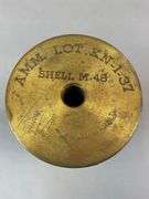 1943 WW2 M48 Shell Casing - Matthew Bullock Auctioneers