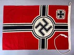 WW2 German Reich Kriegsmarine Battle Flag - Matthew Bullock Auctioneers