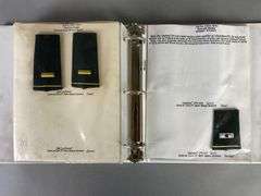 Binder of US Army Commissioned Officer Ranks Shoulder Boards - Matthew ...