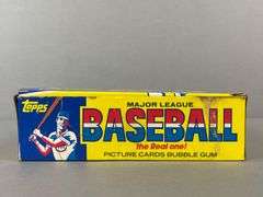 1984 Topps Cello Box with 22 Packs with 4 HOFs Showing - Matthew ...
