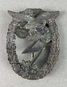 WW2 German Luftwaffe Ground Assault Badge - Matthew Bullock Auctioneers
