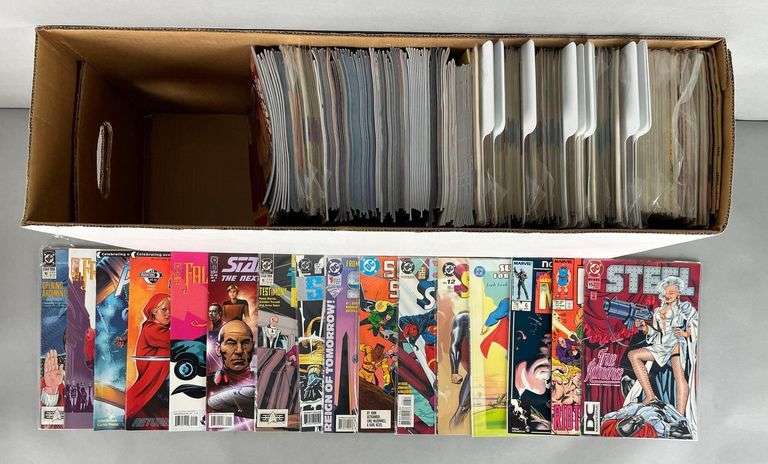 Long Box of Marvel / DC / IDW Comic Books - Matthew Bullock Auctioneers