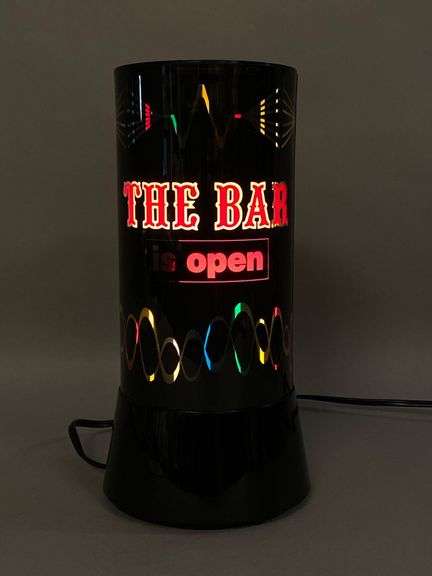The Bar is Open Light Up Motion Advertising Sign - Matthew Bullock ...