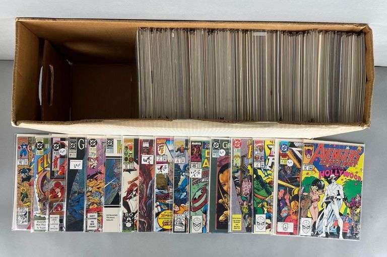 Long Box of Marvel / DC Comic Books - Matthew Bullock Auctioneers