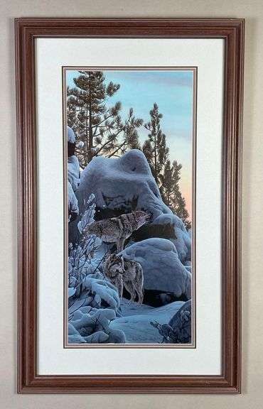 1994 Rod Frederick Snow Pack Lithograph Print - Matthew Bullock Auctioneers