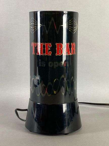 The Bar is Open Light Up Motion Advertising Sign - Matthew Bullock ...