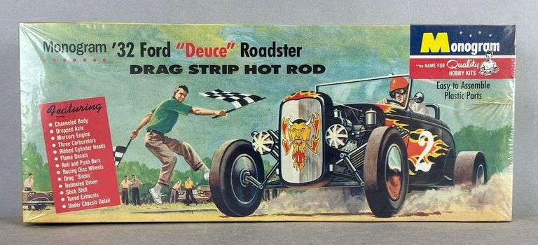 Monogram 1932 Ford Deuce Roadster Hot Rod Model Kit - Matthew Bullock ...