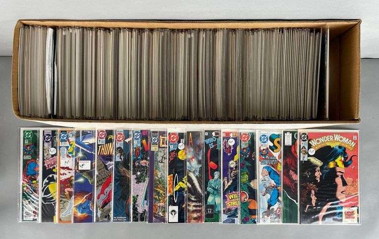 Long Box of DC Comic Books and More - Matthew Bullock Auctioneers