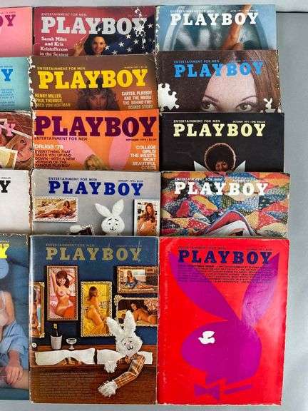 Group of 20 1960s/70s Playboy Magazines - Matthew Bullock Auctioneers