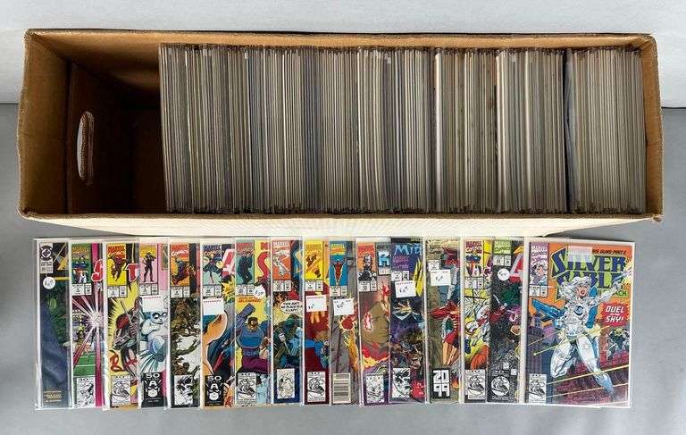 Long Box of Marvel Comic Books - Matthew Bullock Auctioneers
