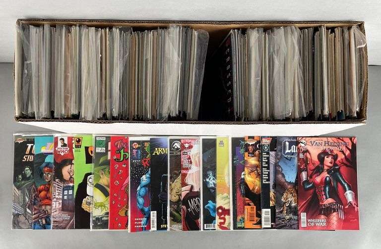 Long Box of Assorted Modern Comic Books - Matthew Bullock Auctioneers