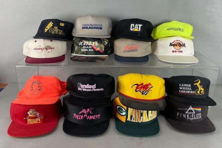 Group of Assorted Snap-Back Hats - Matthew Bullock Auctioneers