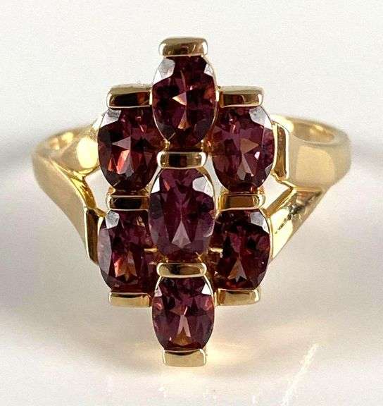 14K Gold Gemstone Ring - Matthew Bullock Auctioneers