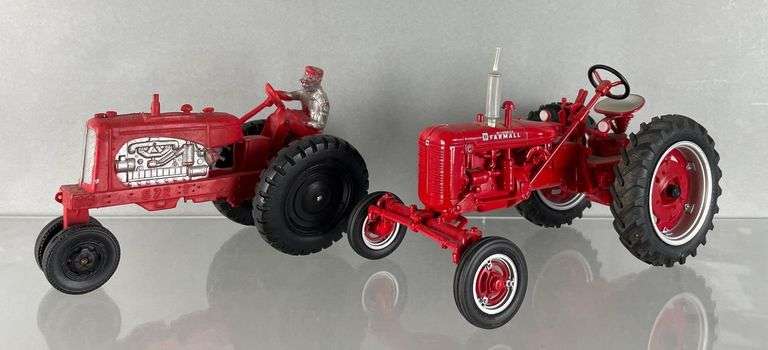 Group of 2 ERTL and Auburn toy Tractors - Matthew Bullock Auctioneers