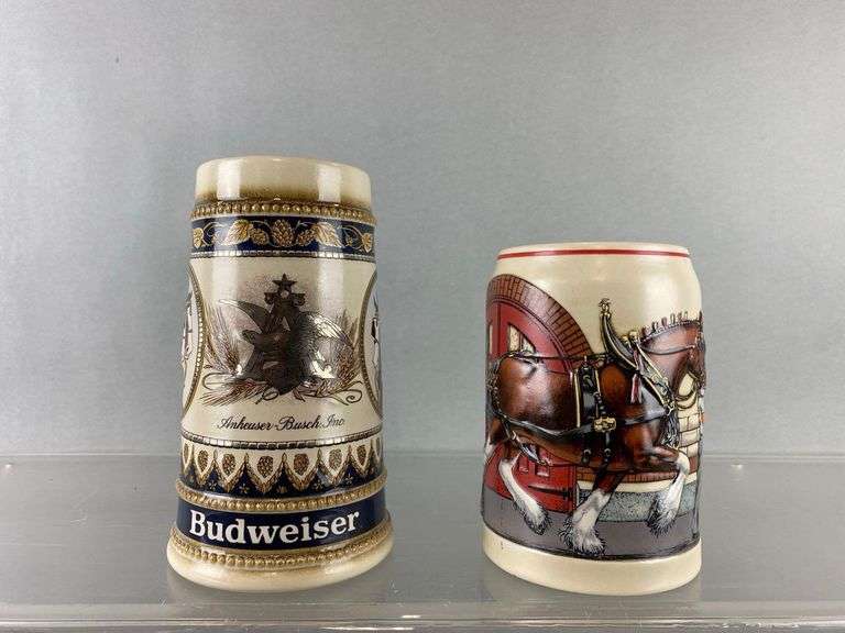Group of 4 Anheuser Busch Budweiser Steins and More - Matthew Bullock ...