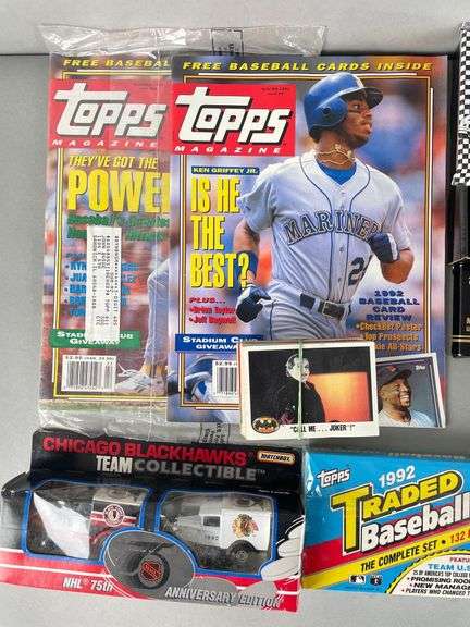Group of 1990s Topps Baseball Cards and More - Matthew Bullock Auctioneers