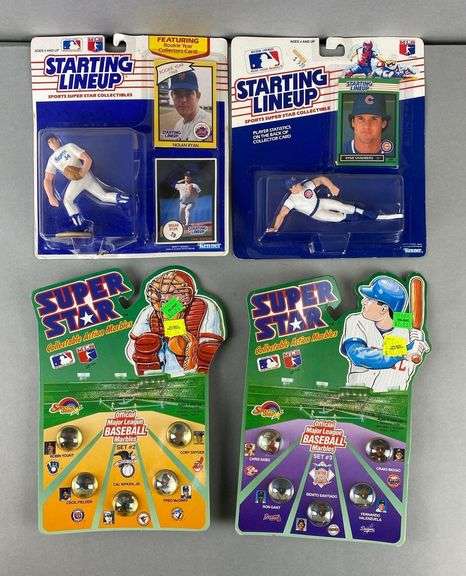 Group of 2 Baseball Action Figures and More - Matthew Bullock Auctioneers
