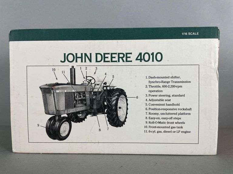 Ertl 1961-63 John Deere 4010 Die-Cast Tractor - Matthew Bullock Auctioneers