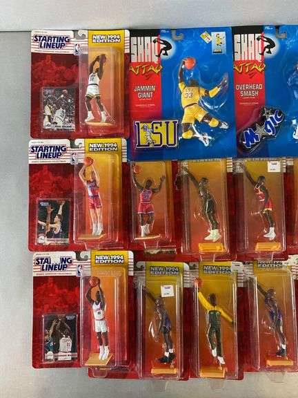 Group of Starting Lineup and Shaw Attaq NBA Figures - Matthew Bullock ...