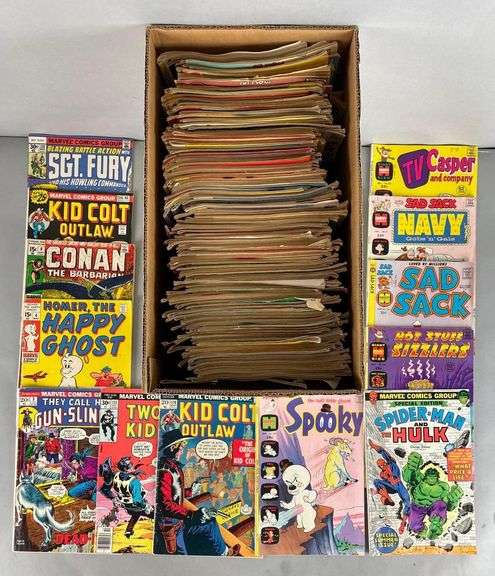 Short Box of Marvel / DC / Whitman / Gold Key Comic Books - Matthew ...
