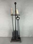 Antique Hessian Soldier Fireplace Tool Set - Matthew Bullock Auctioneers