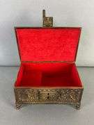 Vintage Brass Music Box - Matthew Bullock Auctioneers