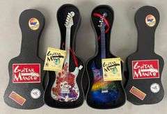 Group of 2 Fender Guitar Mania Miniature Commemorative Guitars ...