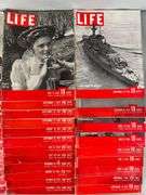 Group of 40+ WW2 Era Life Magazines - Matthew Bullock Auctioneers