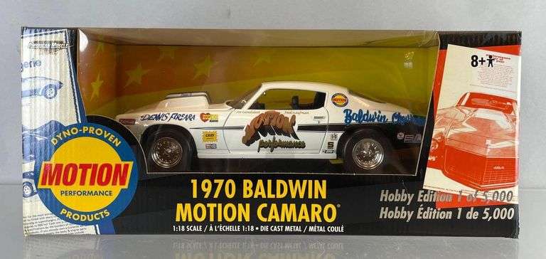 Ertl American Muscle 1970 Baldwin Motion Chevy Camaro Die-Cast Car ...