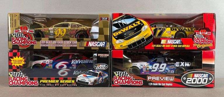 Group of 4 Racing Champions NASCAR Die-Cast Cars - Matthew Bullock ...