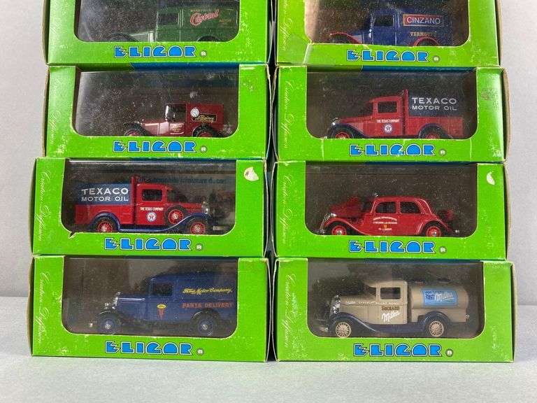 Group of 11 Elicor Die-Cast Vehicles - Matthew Bullock Auctioneers
