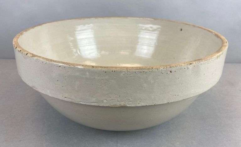Extra Large Red Wing Stoneware Mixing Bowl - Matthew Bullock Auctioneers