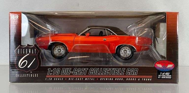 Die-Cast Promotions Highway 61 Collectibles 1971 Dodge Challenger R/T ...