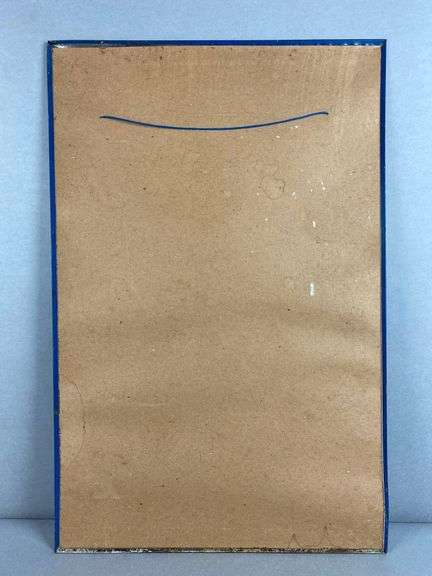 Vintage Pabst Blue Ribbon Beer Tin Over Cardboard Chalkboard ...