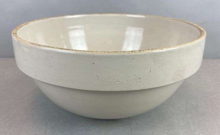 Large Red Wing Stoneware Mixing Bowl - Matthew Bullock Auctioneers