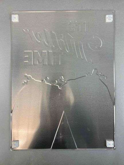 Miller Lite Its Miller Time Embossed Tin Advertising Sign - Matthew ...